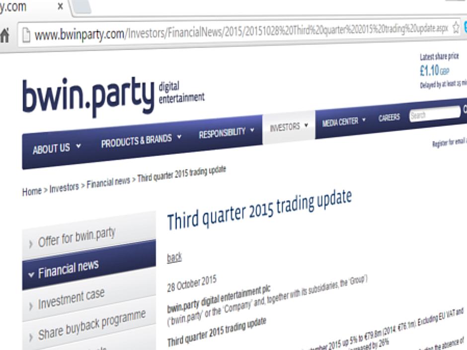 Bwin.party Q3 Results Explain Partypoker’s Strategy Towards Poker ...