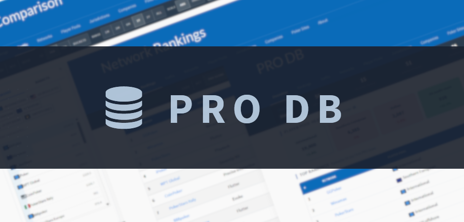 Poker Industry PRO Launches PRO DB, Bringing Cash Game and Tournament ...